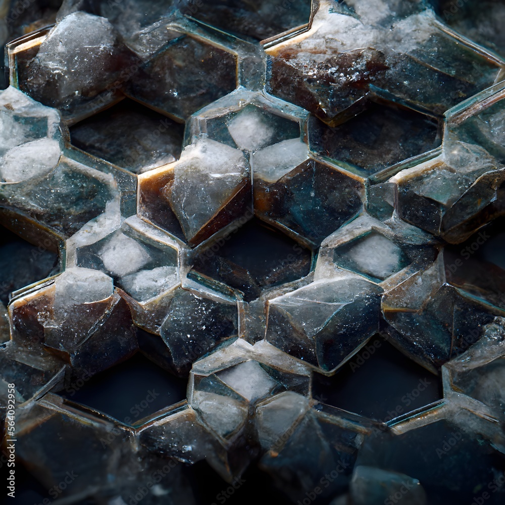 pattern repeat tile of photorealistic crystal formations unreal engine ...