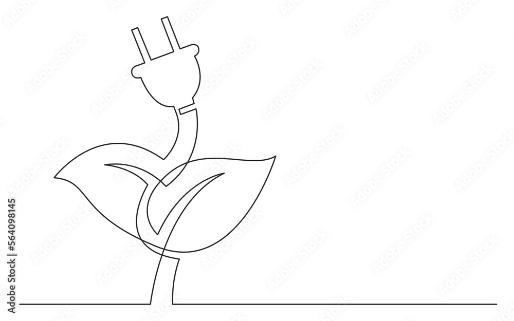 continuous line drawing vector illustration with FULLY EDITABLE STROKE ...