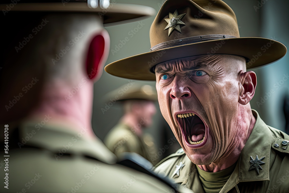 Drill Instructor Yelling