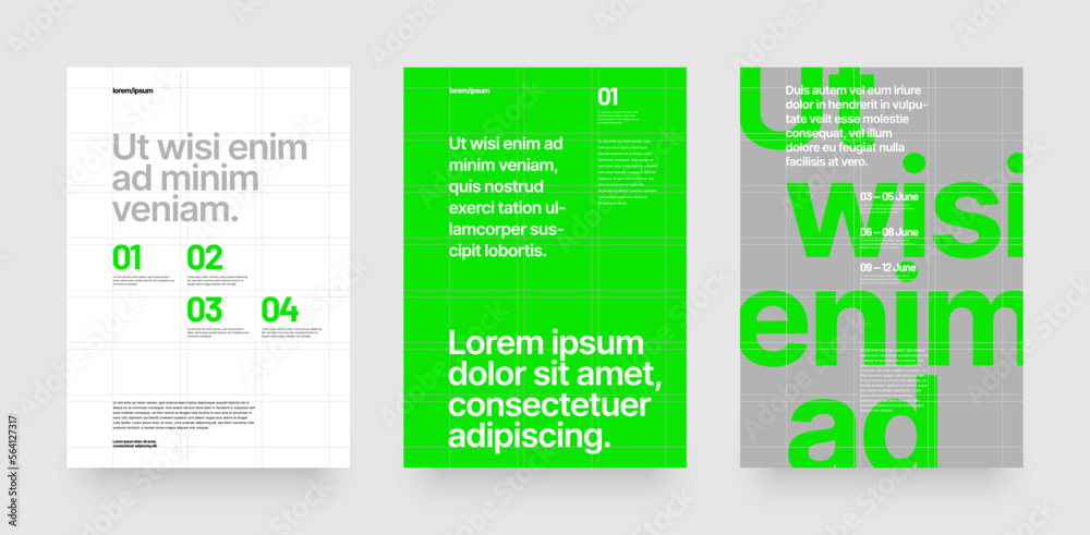 Simple corporate layout template for events, companies or any business ...