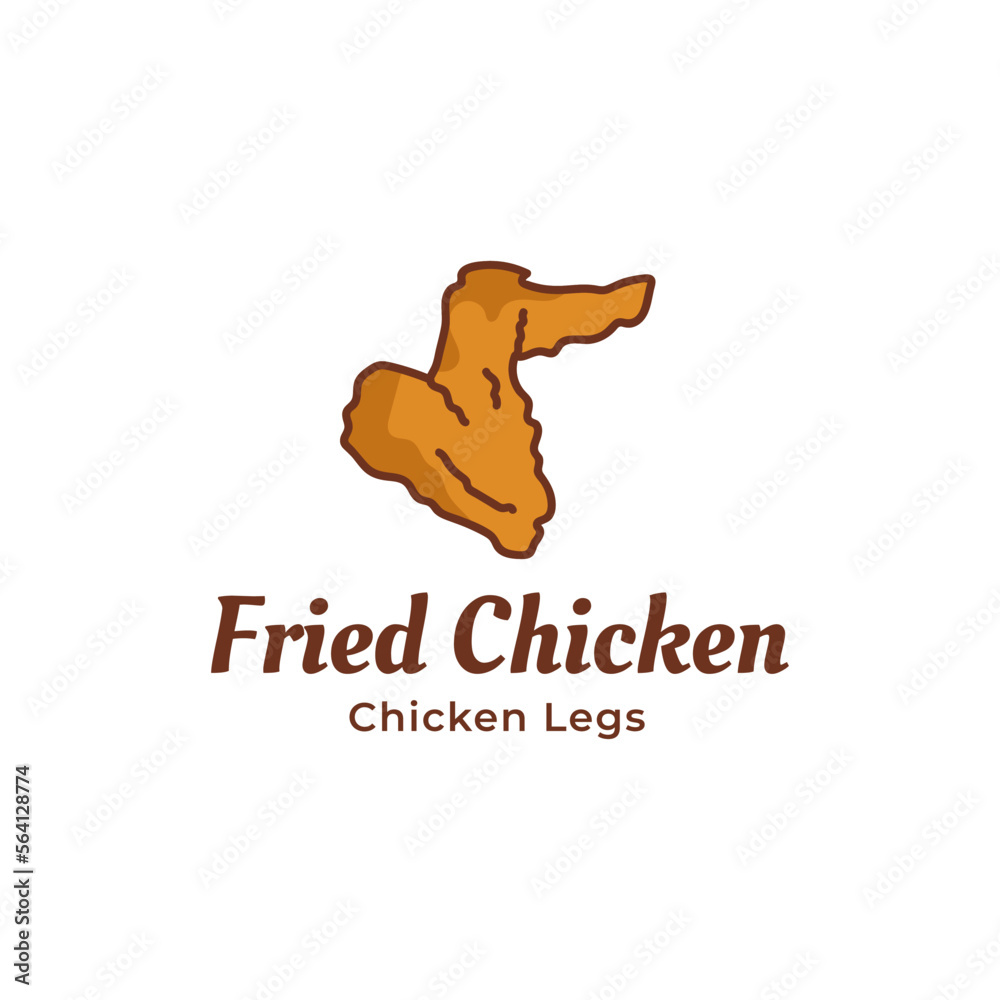 Chicken logo design. Fried chicken and Restaurant logo concept. Vector ...