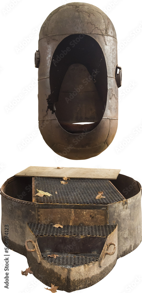 Isolated PNG cutout of a rusty capsule on a transparent background ...