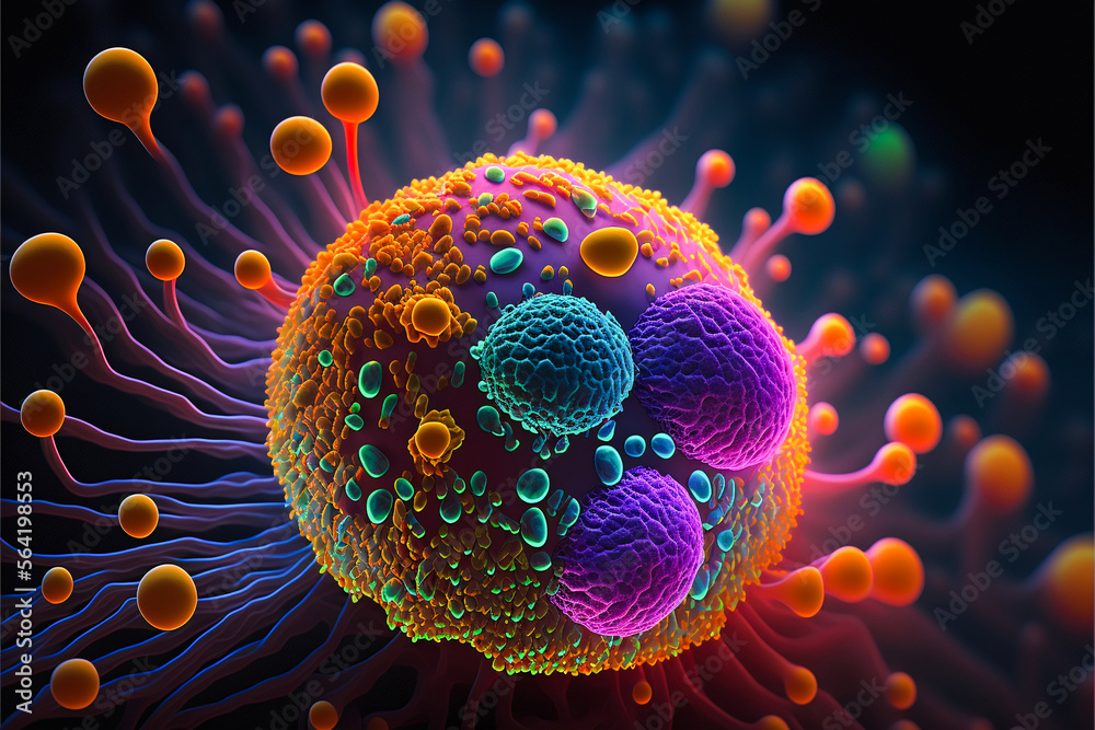 Microscopic Images Of Cancer Cells