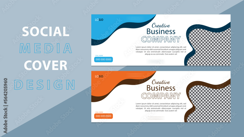 This is a Facebook cover page timeline web ad banner template with a ...