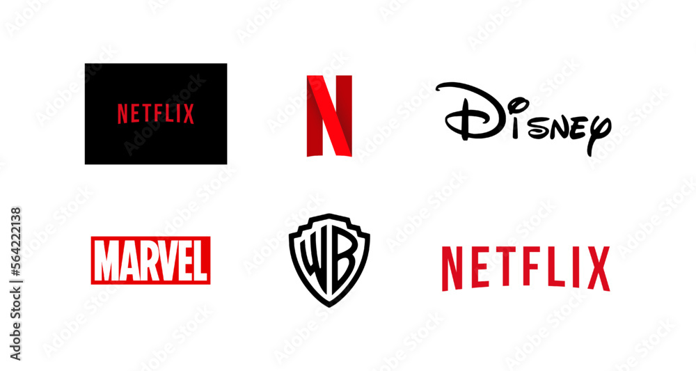 Netflix, Marvel, Disney, Warner Bros. Entertainment, Inc. Cartoons ...