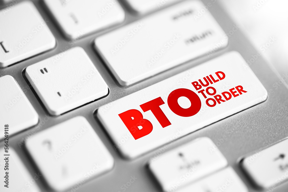 Póster BTO Build to Order - production approach where products are not ...