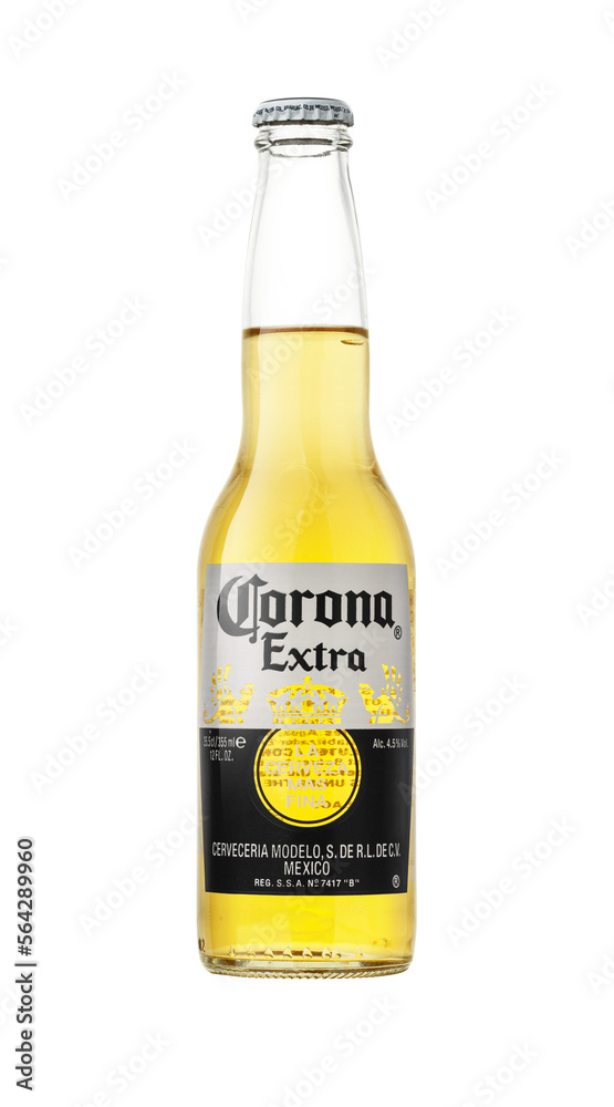 Corona Extra Beer bottle isolated on a transparent background Stock ...