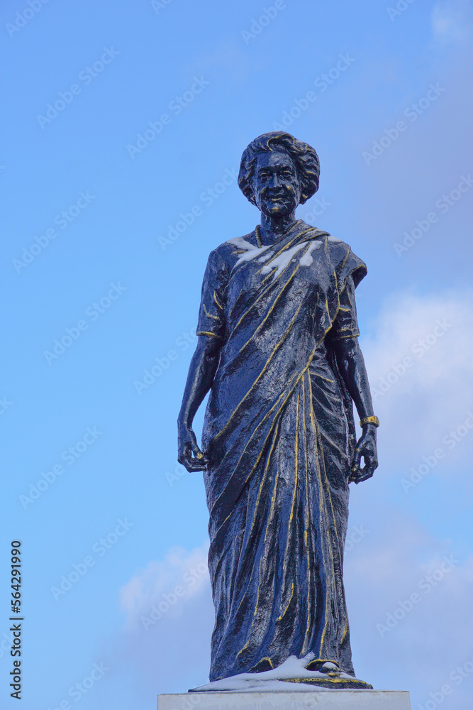 Statue of Indira Gandhi Stock Photo | Adobe Stock