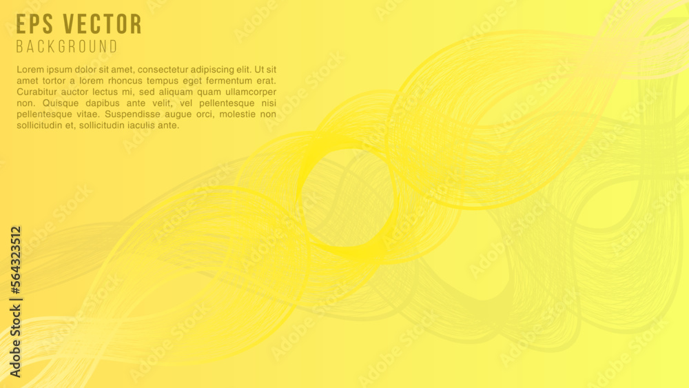 Yellow abstract background design for presentation Stock Vector | Adobe ...