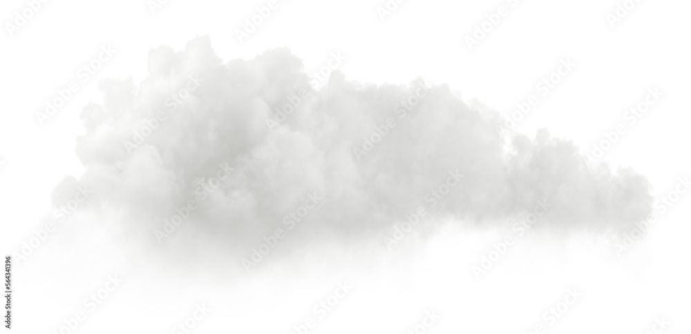 Smooth realistic white clouds cut out backgrounds 3d render png file ...