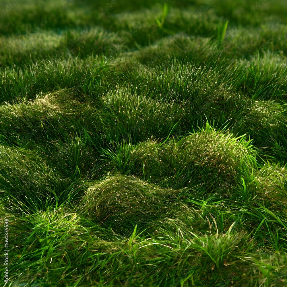 ภาพประกอบสต็อก 2d texture seamless stylized grass ภาพ | Adobe Stock