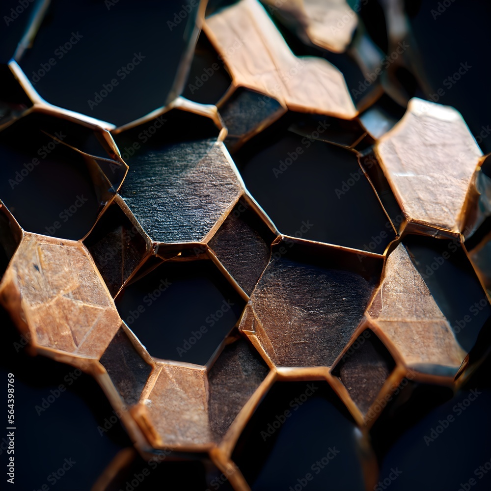 parametric hexagon pattern variable aperature camera aperature shutter mechanism carbon fiber ...