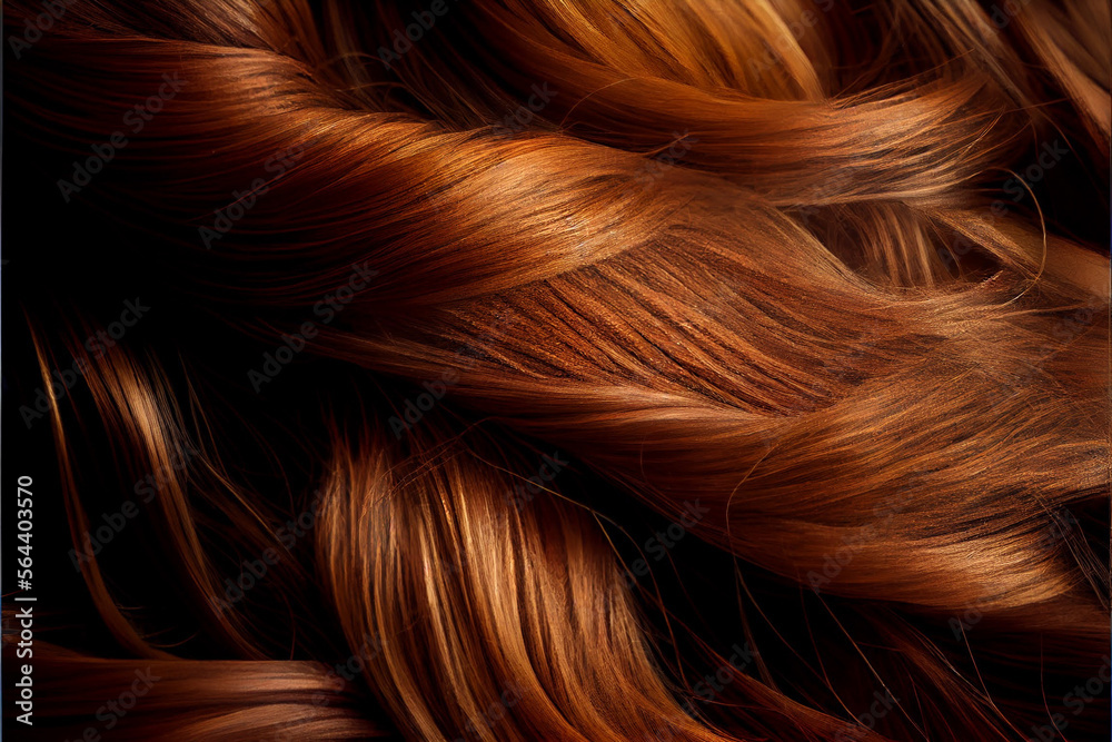 texture: human hair (generative ai content) Stock Illustration | Adobe ...
