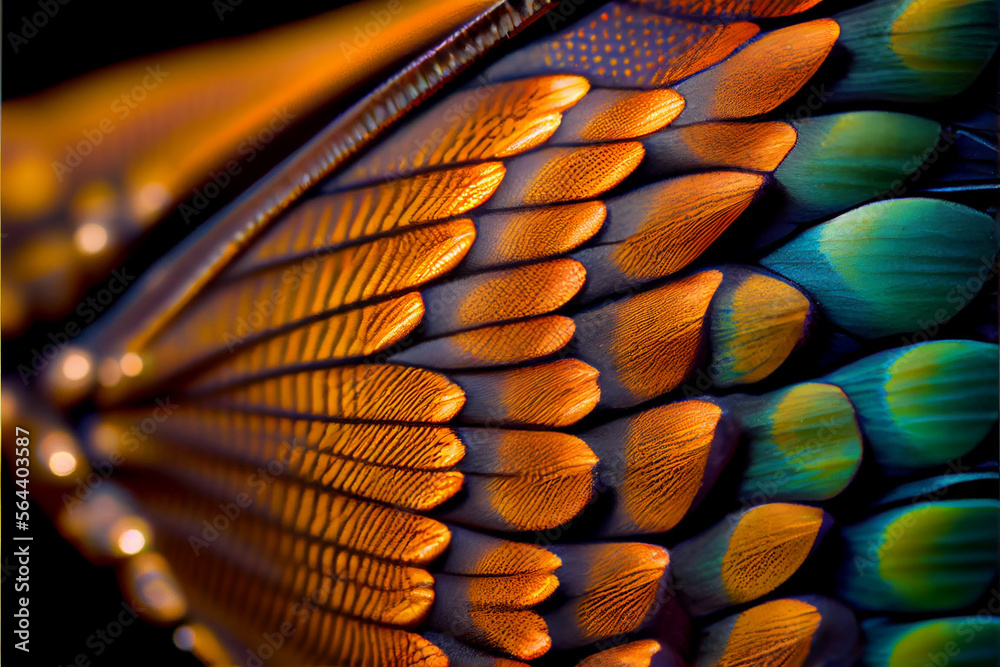 texture: butterfly wing (generative ai content) Stock Illustration ...