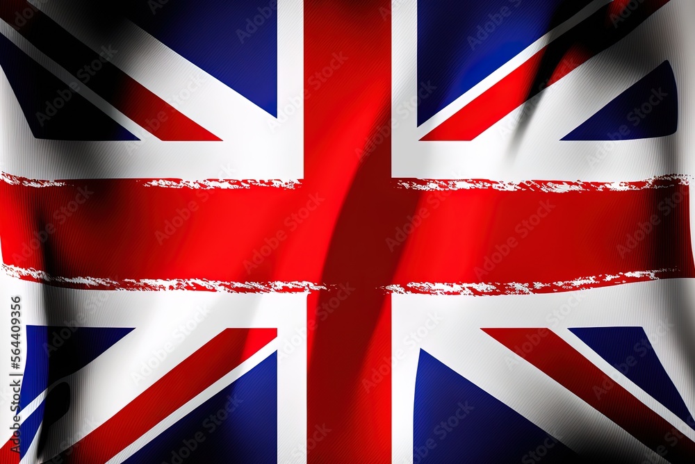 Correctly proportioned picture of the official British flag, the Union ...