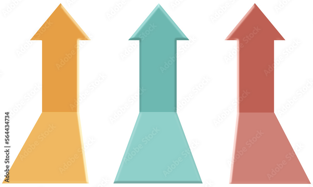 Arrows point and come in handy to make a point in an illustration. Here ...