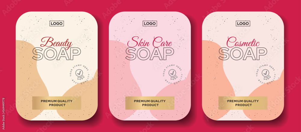 Cosmetic soap packaging beauty soap glowing soap skin care soap label ...