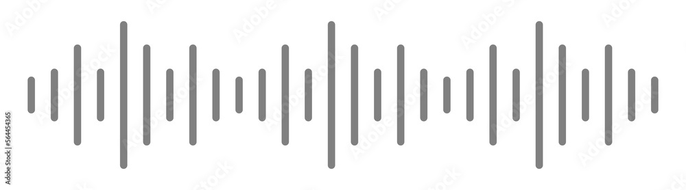 Sound Wave Music Volume Icon Symbol for Logo, Apps, Pictogram, Website ...
