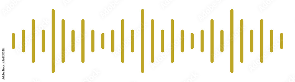 Sound Wave Music Volume Icon Symbol for Logo, Apps, Pictogram, Website ...
