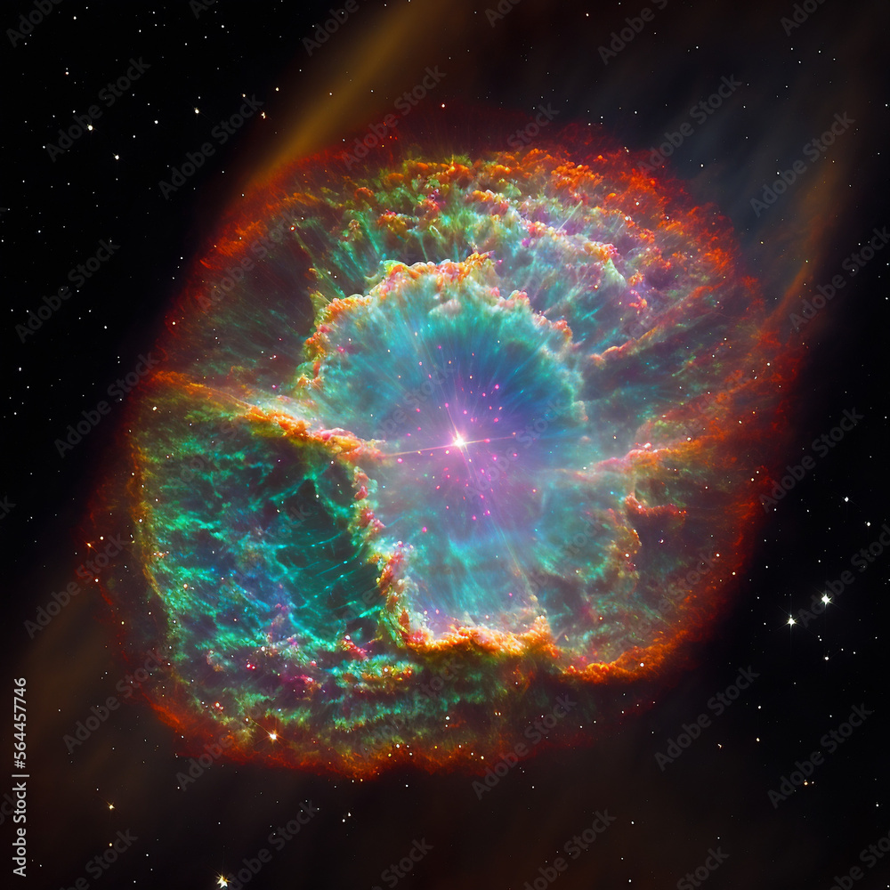 supernova space Stock Illustration | Adobe Stock