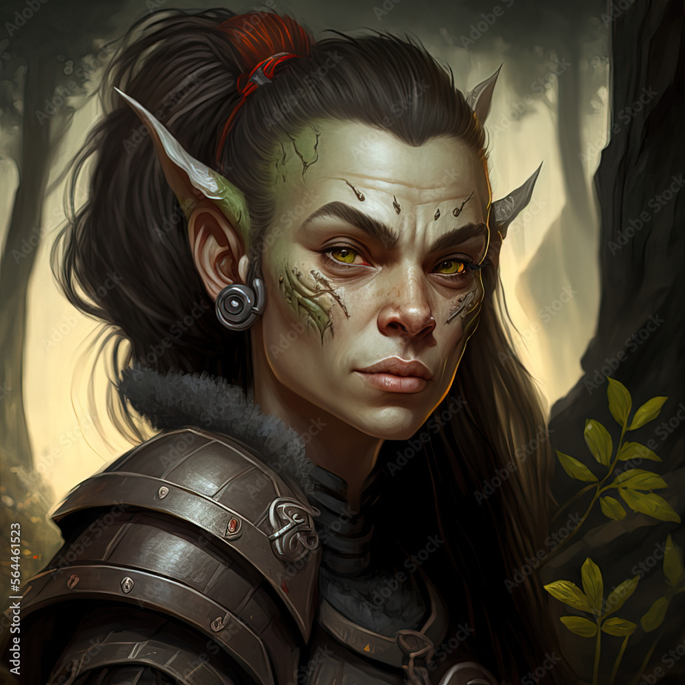 Role play d&d character portrait Troll - AI Generated, Generative AI ...