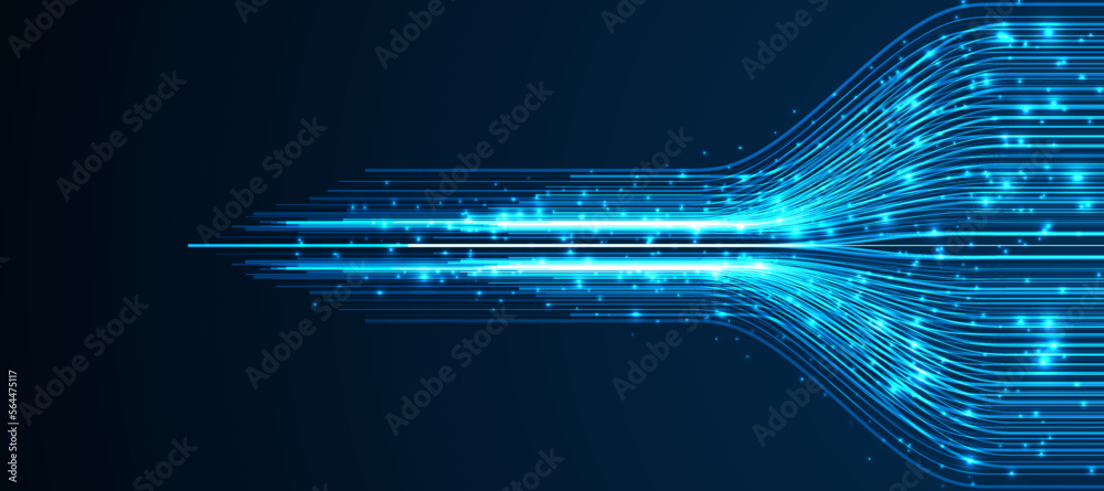 Technology background. Big data visualization concept Stock Vector ...