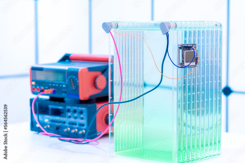 Experimental bioreactor for the degradation of household and industrial ...