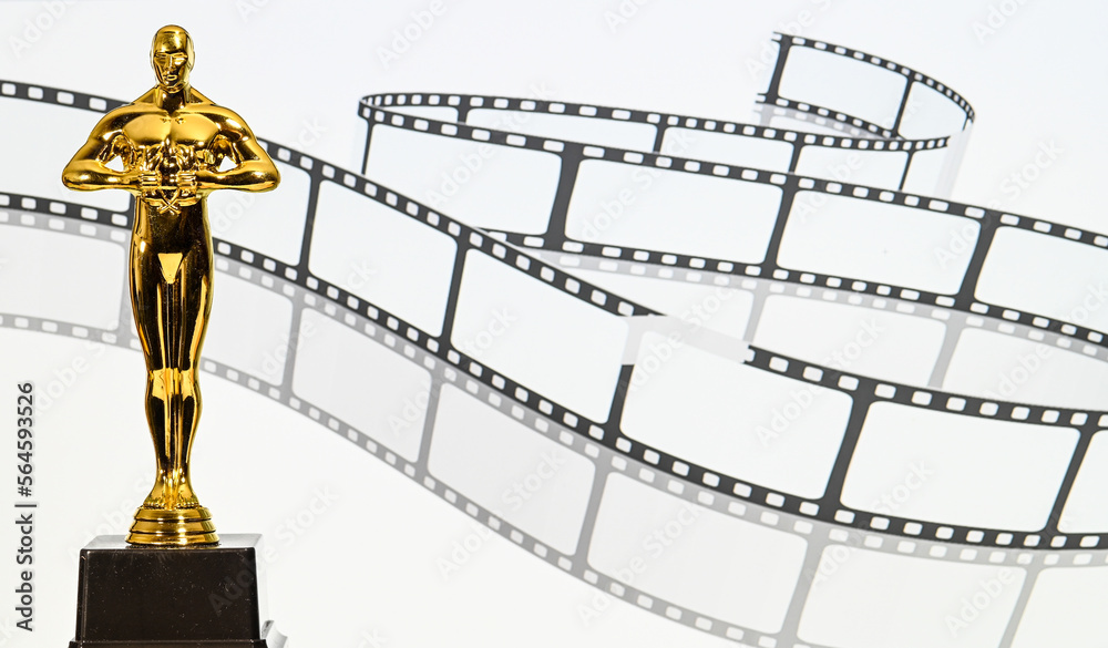 statuette trophée Oscar cinéma prix lauréat Stock Photo | Adobe Stock