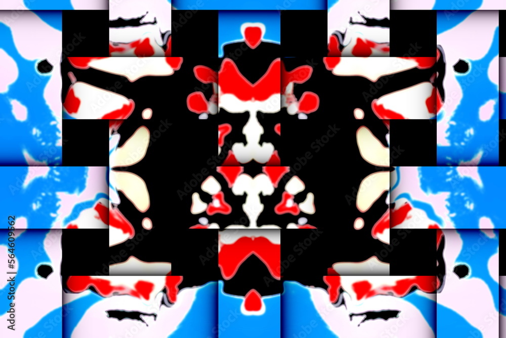 Abstract color pattern, lines, corners, circles drawings and pictures ...