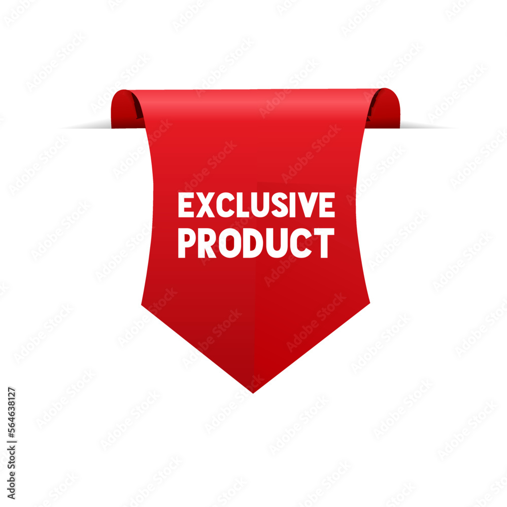 Exclusive product banner design. Exclusive product icon. Exclusive ...