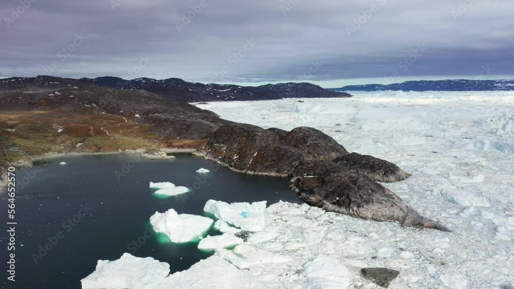 Ecology. Rising earth temperature, climate change due to environmental ...