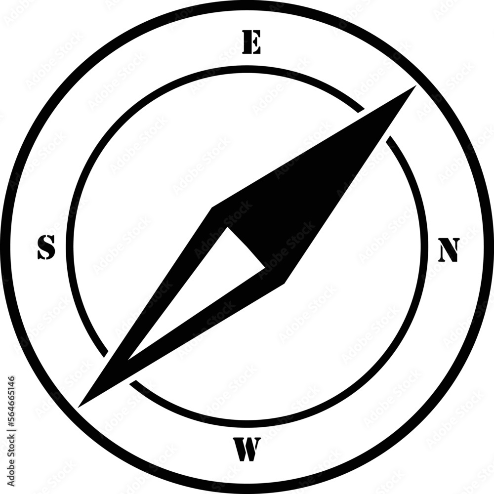 compass icon. Navigation. location. GPS elements pack symbol template ...