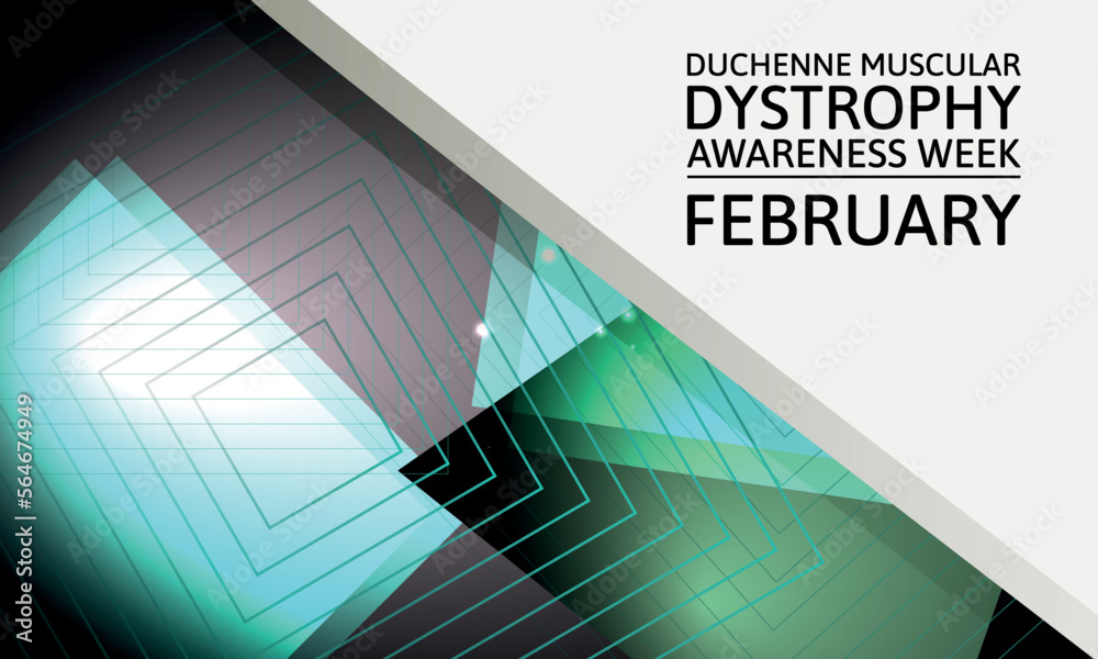 Duchenne Muscular Dystrophy Awareness Week. Design suitable for ...