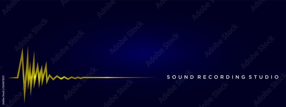Modern recording studio background. Digital diagram concept,design for ...