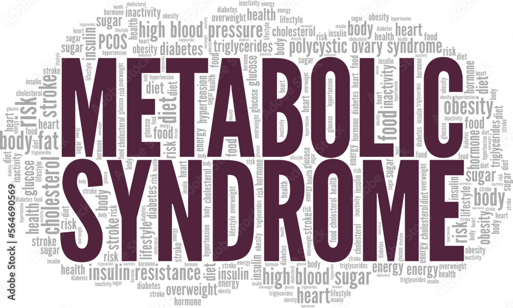 Poster Metabolic Syndrome word cloud conceptual design isolated on ...