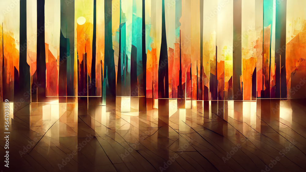 Abstract Light Background illustration effect illustration Generative ...