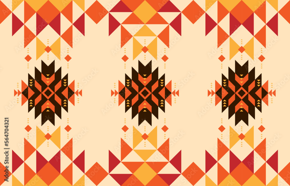 Ethnic indigenous geometric pattern. Geometry seamless pattern. Design ...