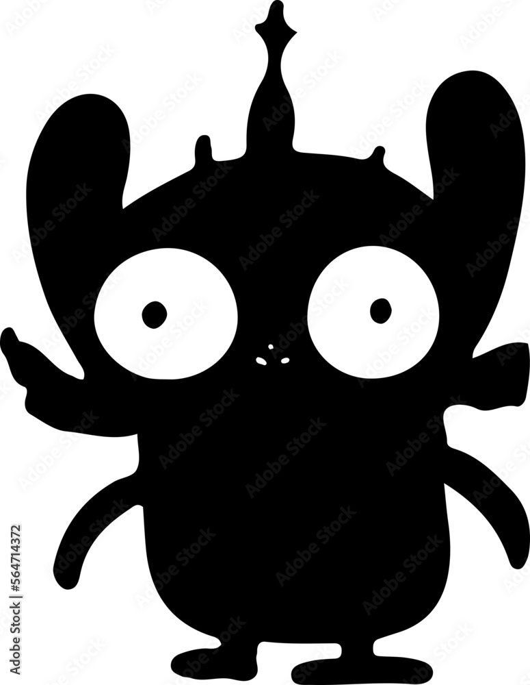 cartoon, cute, monster, eyes, graphics, illustrations, creature ...