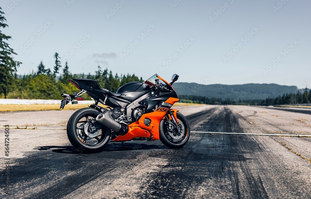 Orange Yamaha R6 Wallpaper