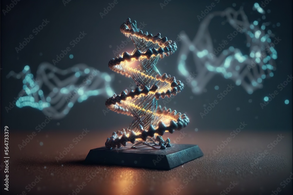 a model of a structure with a spiral design on it's base and a glowing ...