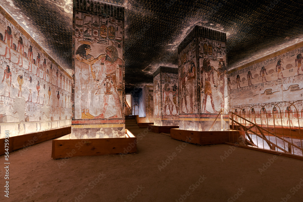 Tomb of Seti First at the Valley of Kings . Luxor west bank . Egypt ...