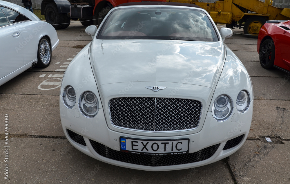 Bentley Continental Convertible luxury car from England This is one of ...