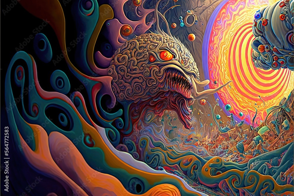 Trippy Animals Wallpaper