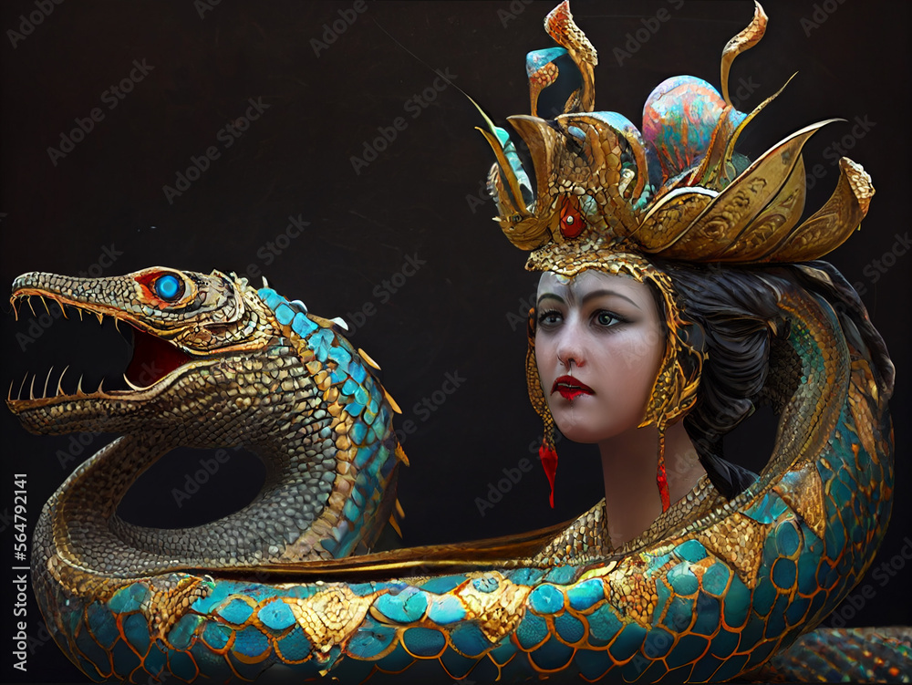 Shahmaran (Queen of Snakes) is a creature with inherent goodness ...