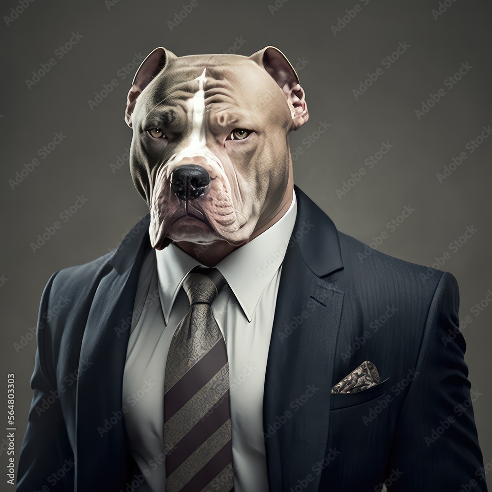 Dog In Business Suit