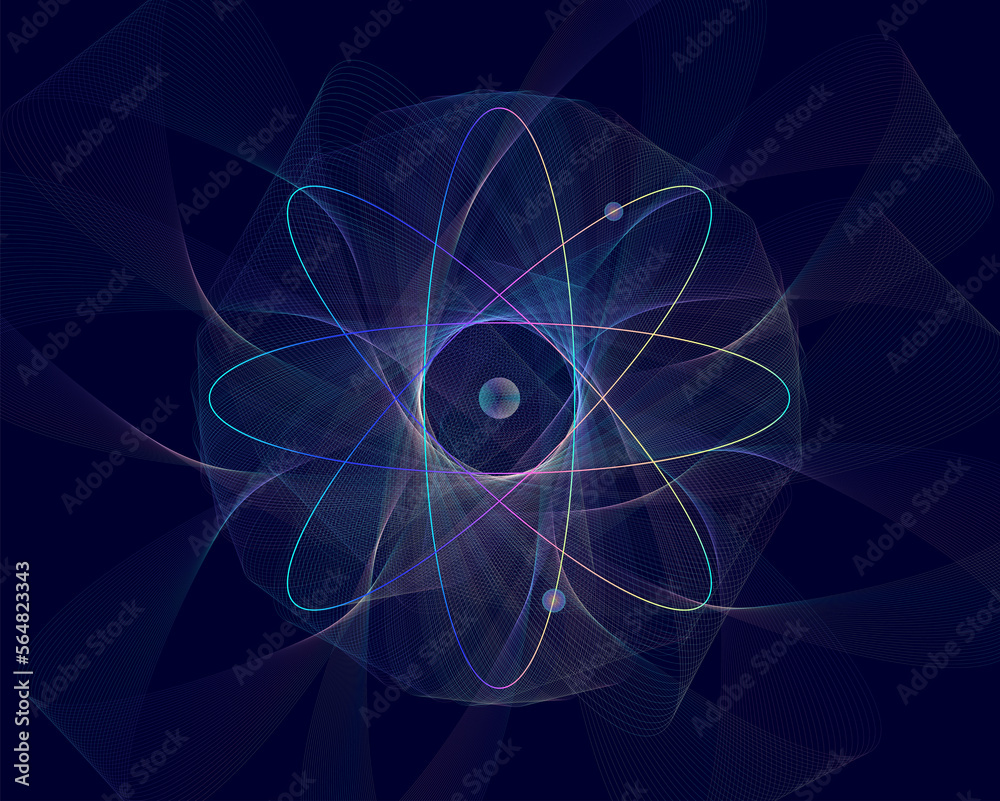 Quantum Physics Science Background Stock Photo | Adobe Stock