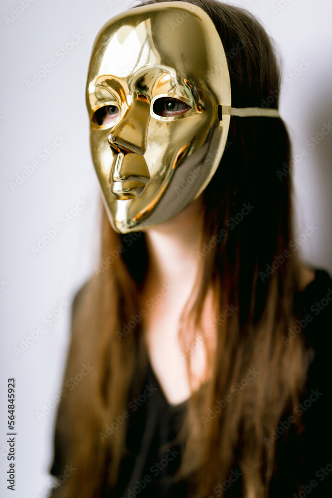 hide behind a mask Stock Photo | Adobe Stock