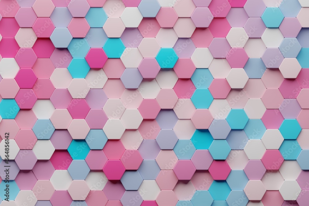 Hexagons pattern Stock Photo | Adobe Stock