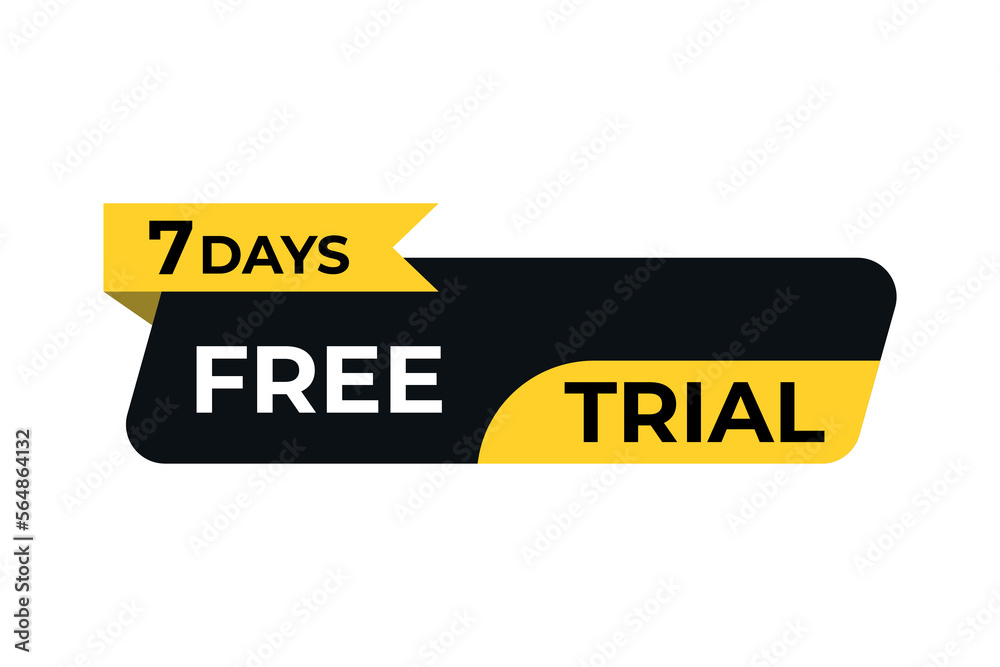 7 Days Free Trial Access Vector Illustration Stock Vector Adobe Stock