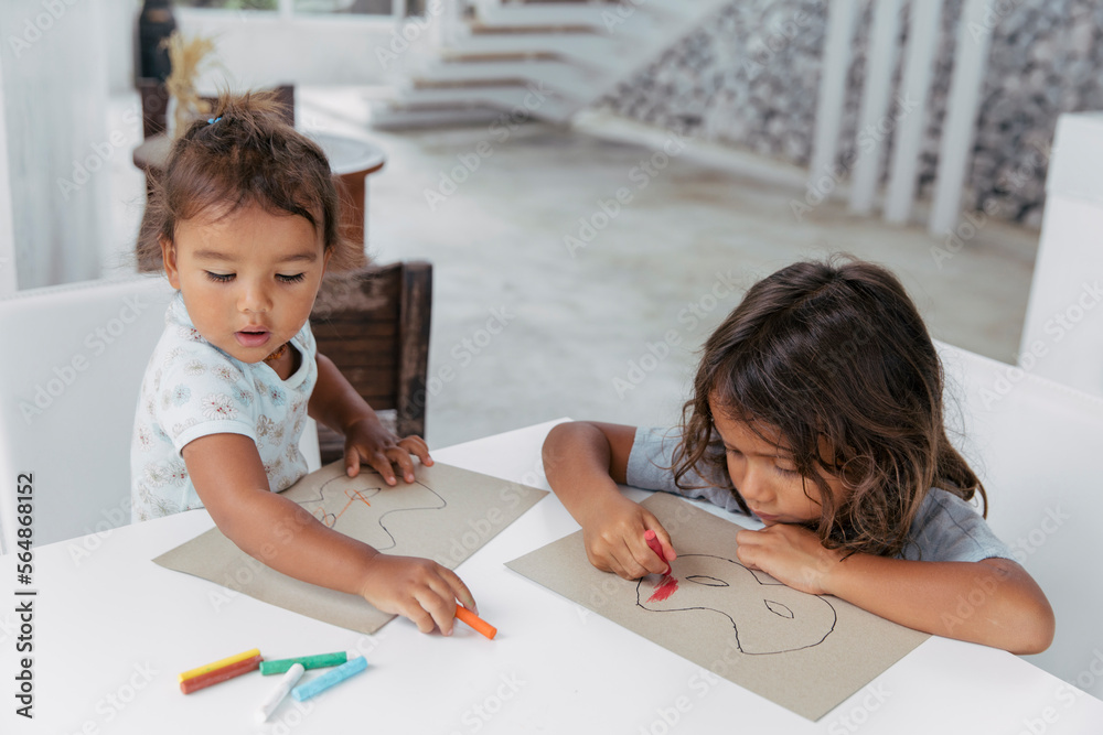 Kids craft Stock Photo | Adobe Stock